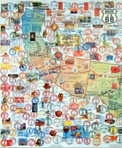 Post Office Stamp Map